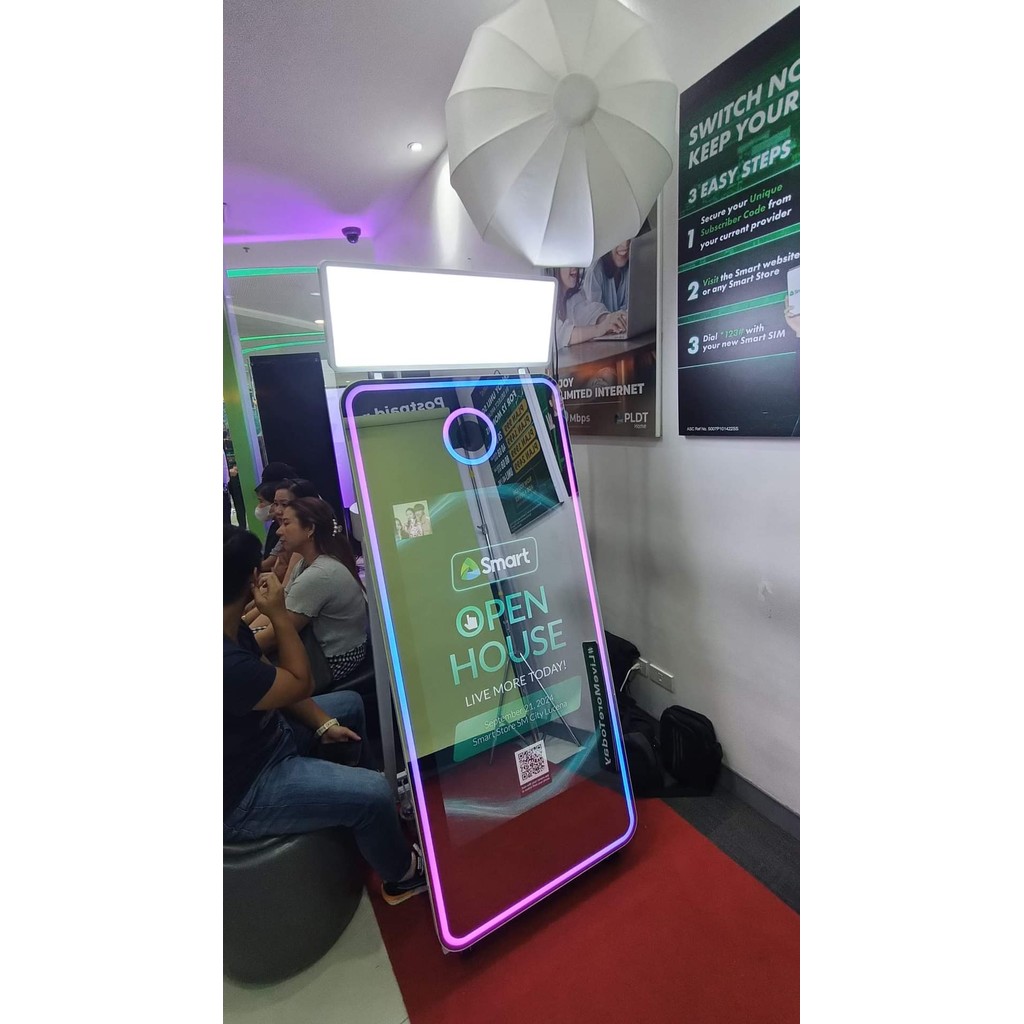 2025 magic mirror photo booth touch screen 70 inch FZ5D | Shopee ...