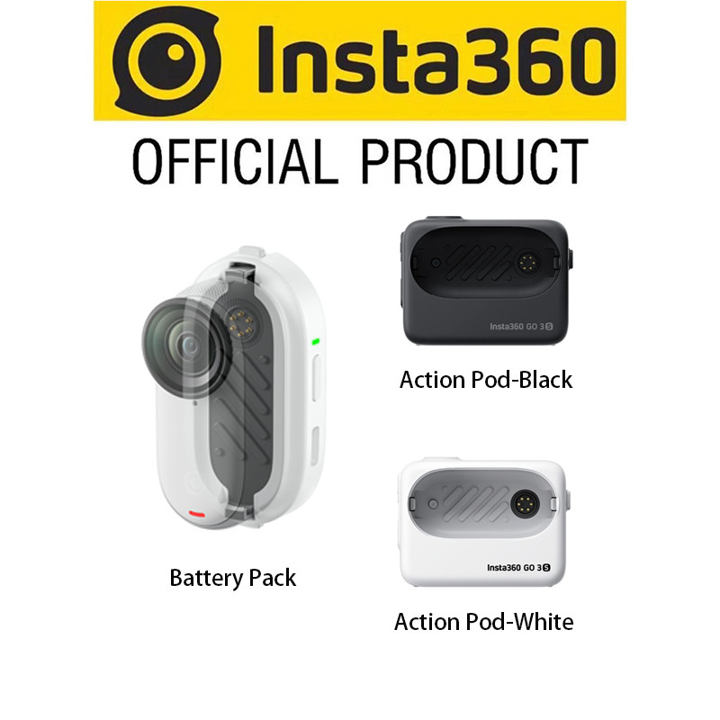 Insta360 GO 3S Battery Pack/Action Pod for Insta360 GO 3/GO 3S ...