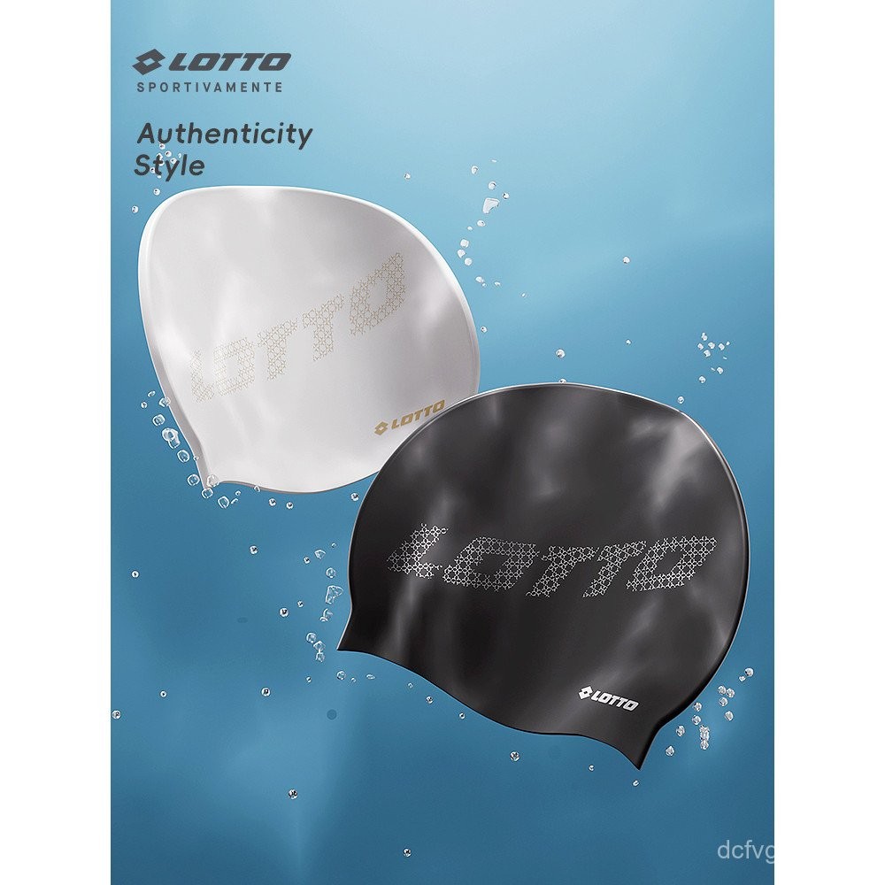 Loto Swimming Cap for Women, Non-Tightening, Long Hair, Large Ear ...