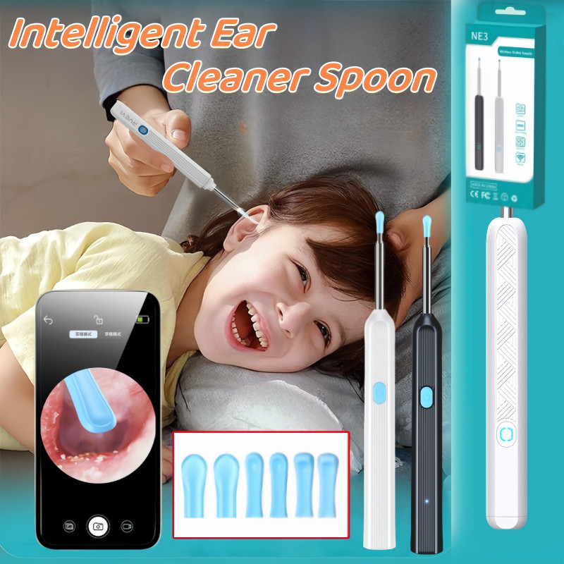 Intelligent Ear Cleaner Spoon with Camera Visual Ear Wax Remover ...