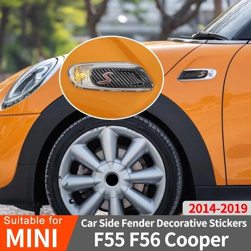 Car Side Fender Decoration Stickers Carbon Fiber Modifications ...