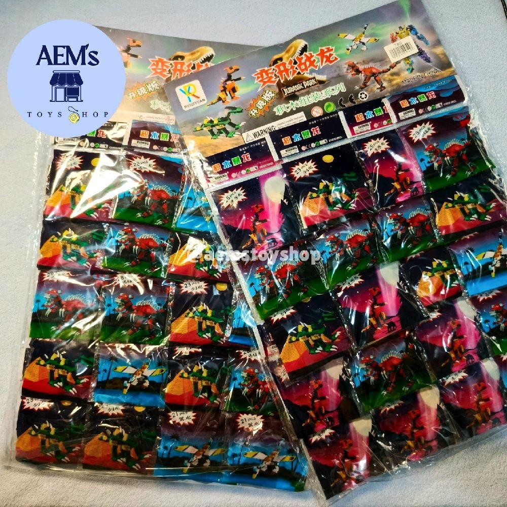 T80 Building Blocks Dinosaur (Mini Blocks) - 1 pad x 20 sets (Paninda ...