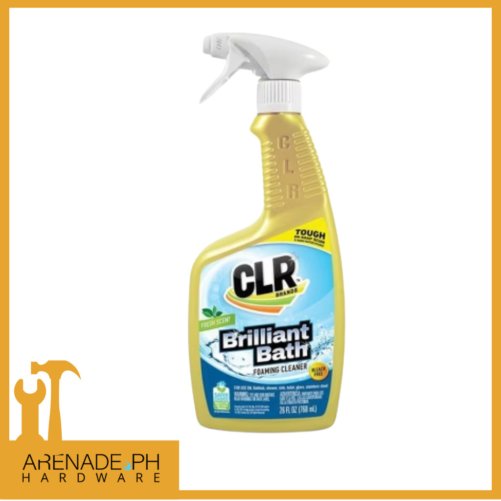 CLR Brilliant Bath Foaming Bathroom Cleaner Spray Dissolves Calcium ...