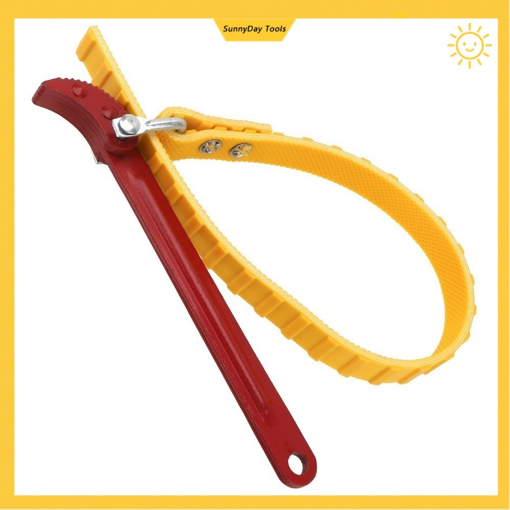 Oil Filter Wrench 12inch Adjustable Strap Puller Spanner Belt Tool ...