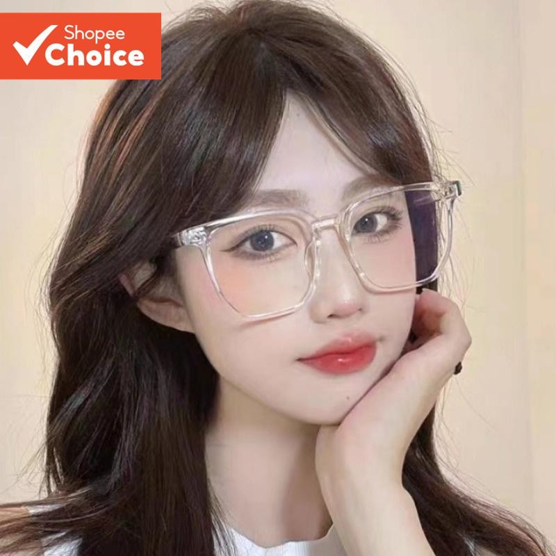 Anti Radiation Transparent Square Eyeglasses for Men Women Blue Light ...