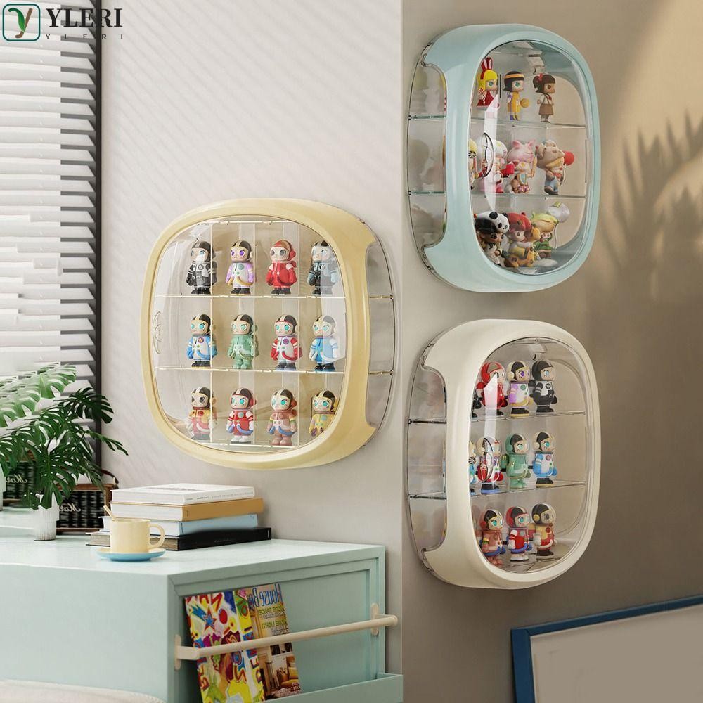 YLERI Action Figure Storage Box, Plastic Transparent Doll Acrylic ...