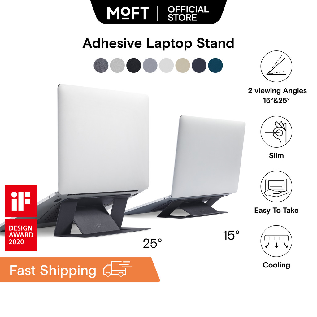 MOFT Invisible Laptop Stand Gen 2 Heat Ventilation Holder Adjustable ...
