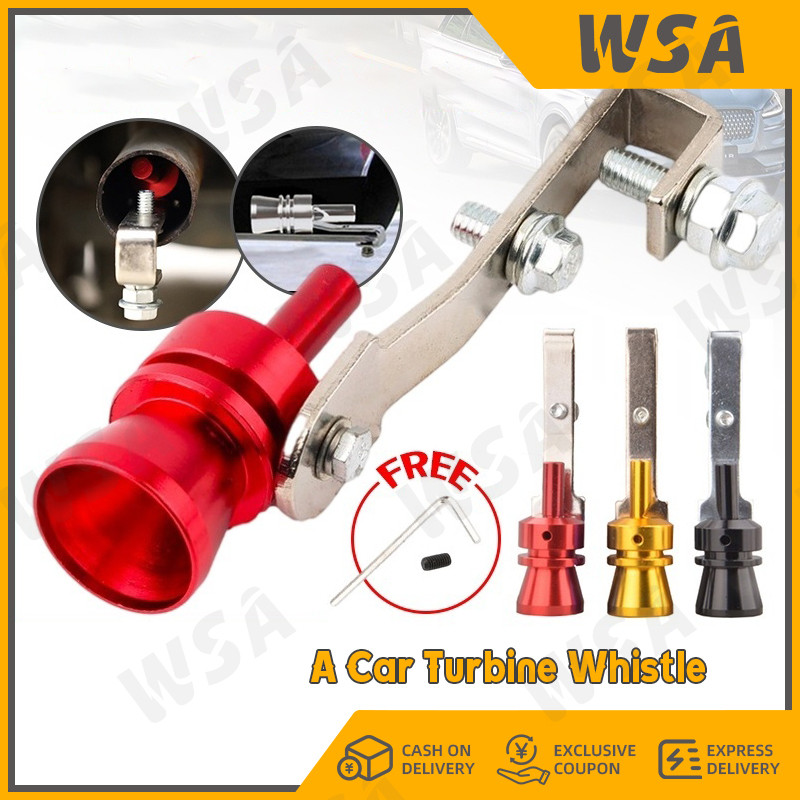 Universal Turbo Sound Whistle for Car Exhaust, Fake Turbo Pipe, Car ...