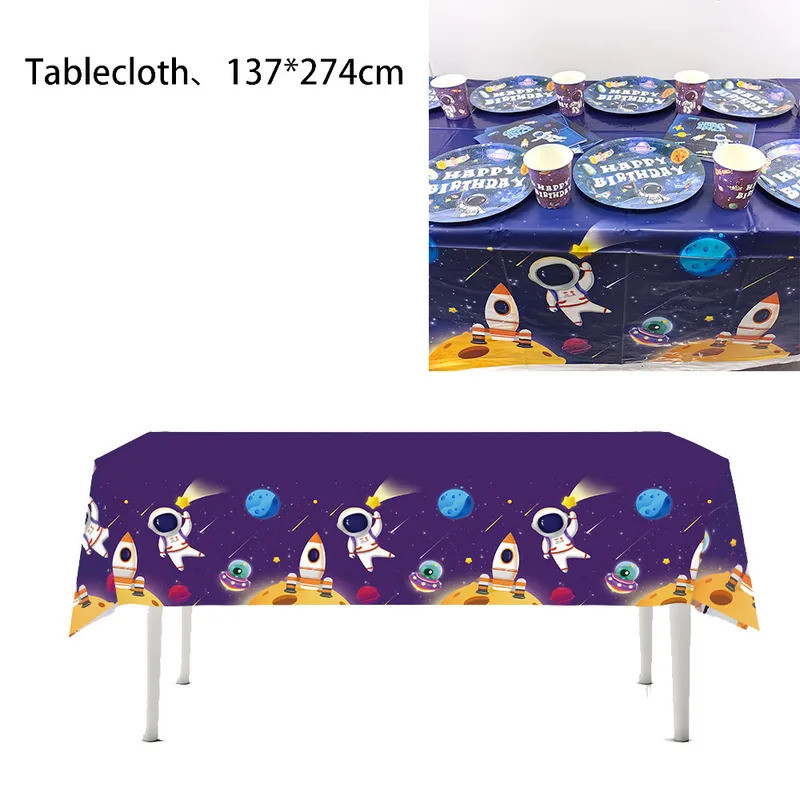 Space Tablecloth Outer Space Themed Birthday Party Supplies Birthday ...