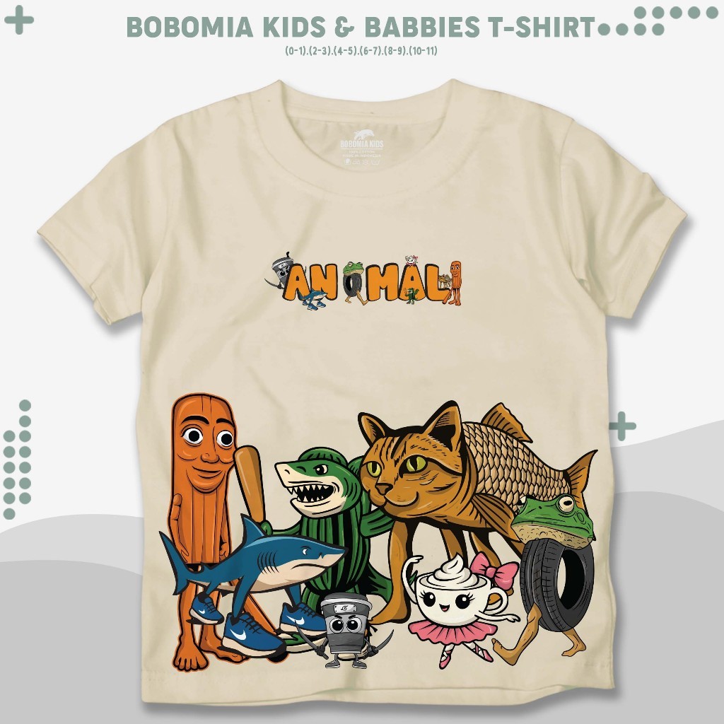 Bobomia Anomali T-Shirt for Boys Girls 0-12 Years I Tung Tung Sahur ...
