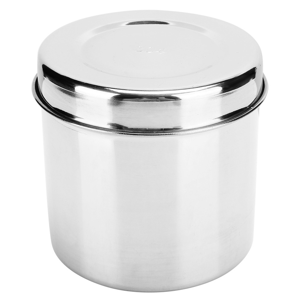 Stainless Steel Medicine Ointment Jar Dressing Cotton Anti Iodine ...