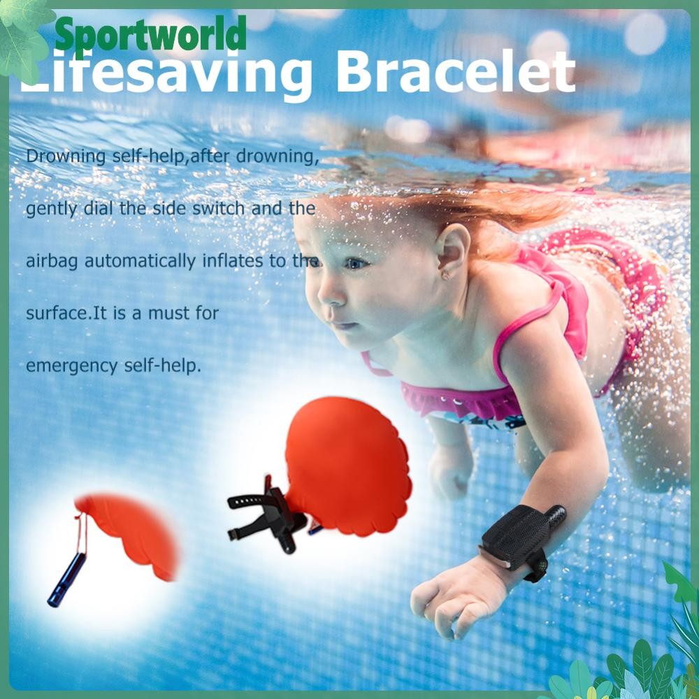 Anti Drowning Lifesaving Bracelets Floating Swimming Safety Rescue ...