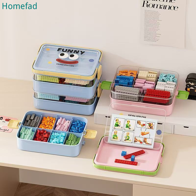 Lego brick storage box, small parts, children's toy assembly parts ...