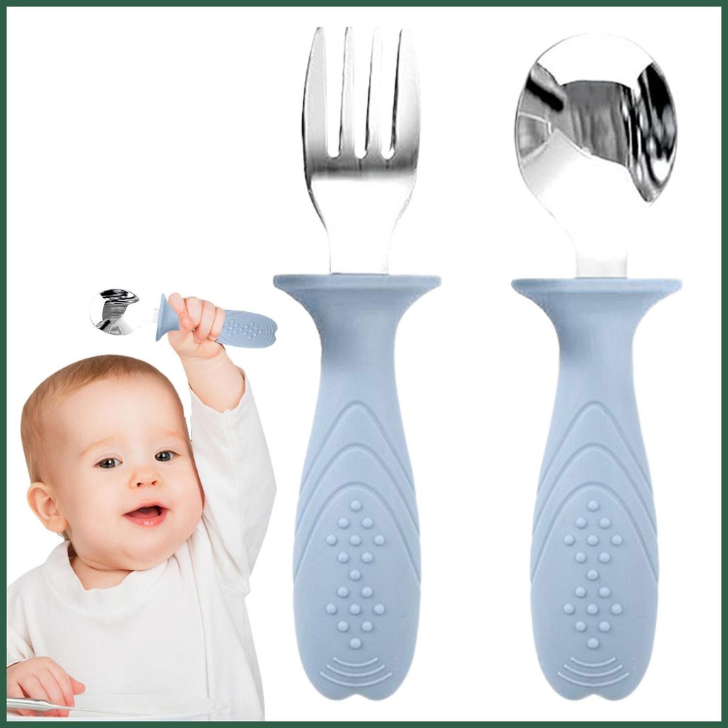 Baby Forks and Spoons Baby Silverware Toddler Spoon and Fork Cutlery ...