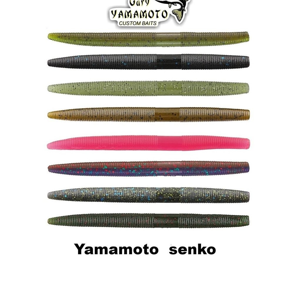 YAMAMOTO Yamamoto Noodle Worm Senko High Density Stick Worm Soft Bait ...