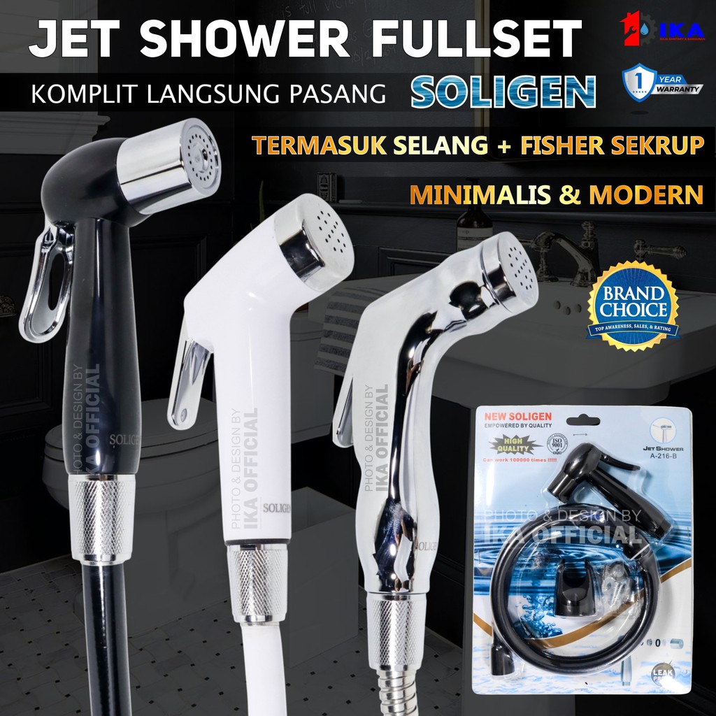Hand Shower Sower Bidet Cebok Toilet WC / Soligen Shower Jet / Toilet ...