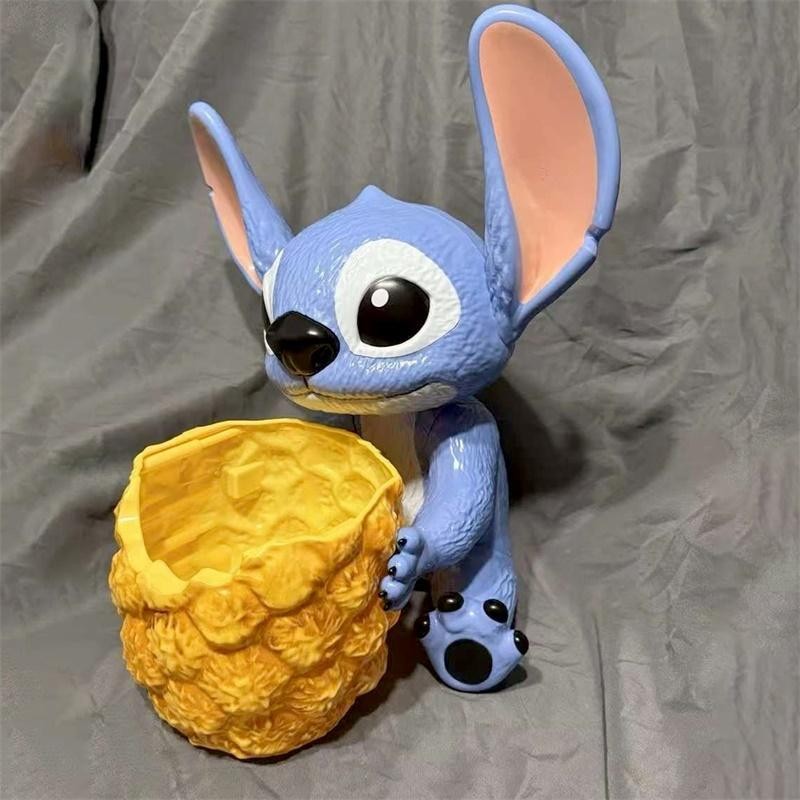 Lilo & Stitch 2025 Popcorn Bucket Desktop Decoration Cute Anime Figures ...