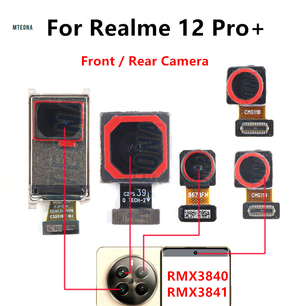 Back Front Camera For Realme 12 Pro+ 5G Pro Plus Backside Selfie ...