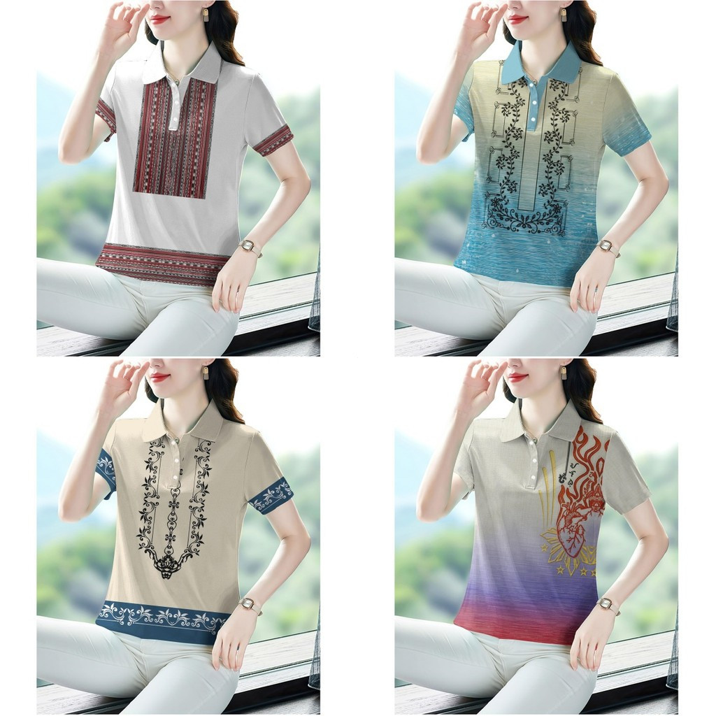 2025 New Design Philippine Ethnic/summer Barong Pattern Shirt,Daily ...
