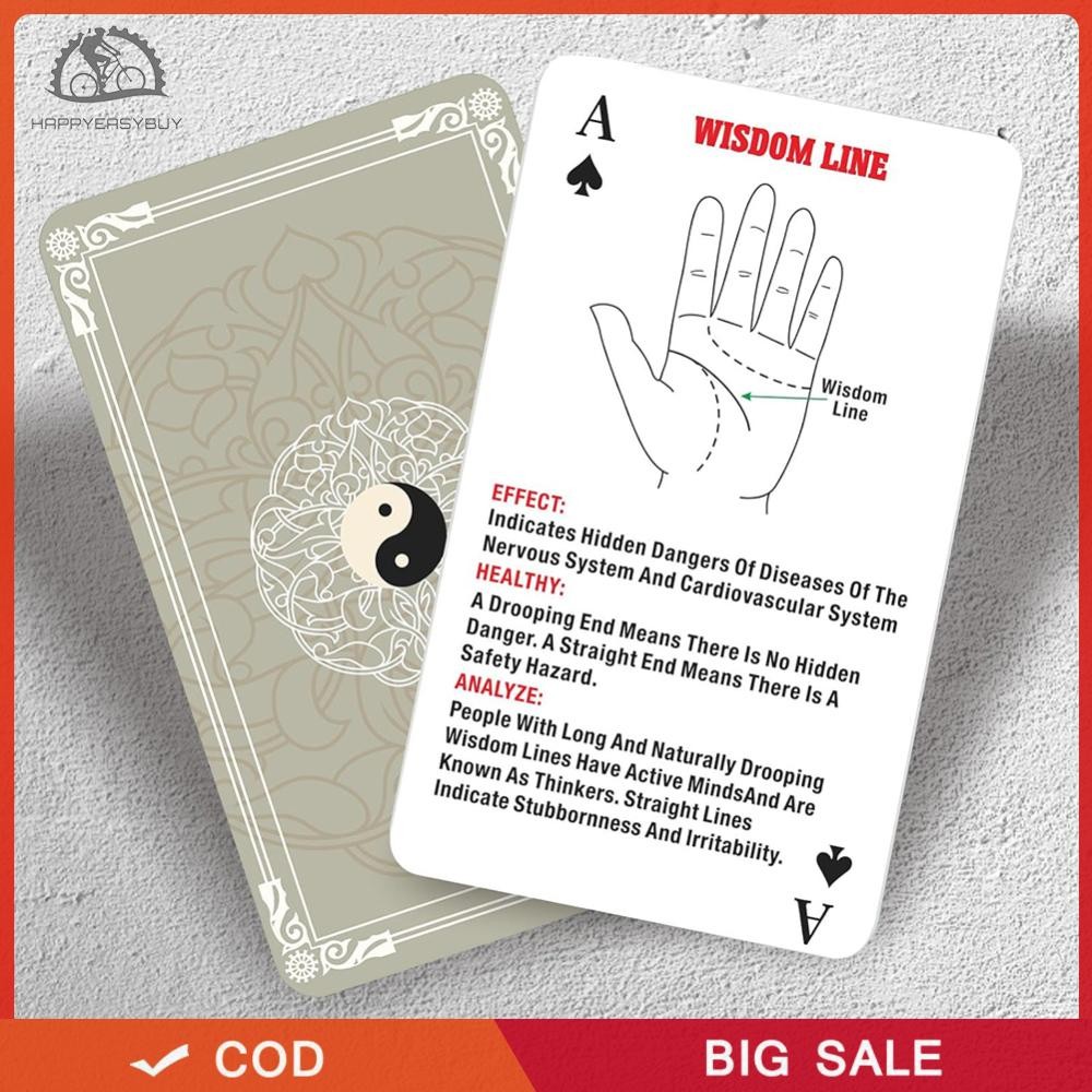 Palmistry Fortune Telling Playing Cards 52 Playing Card Deck Play Card ...
