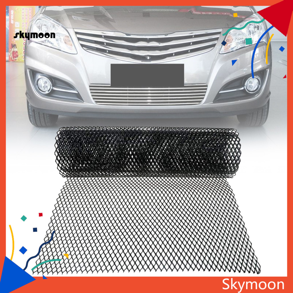Skym* Aluminum Alloy Car Grille 6x12mm Grid Hexagonal Mesh Sheet Front ...