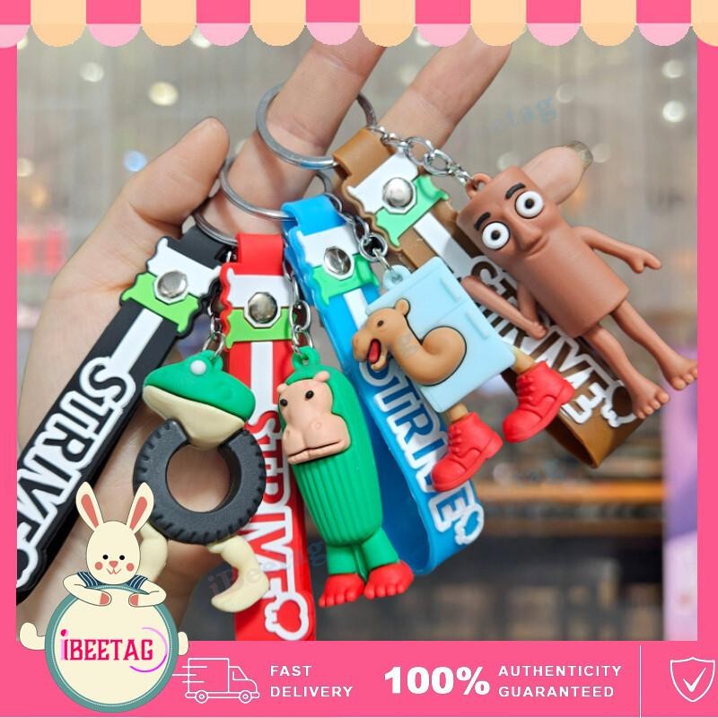 Italian Brainrot Animals Tung Tung Tung Sahur Figurine Keychain Doll ...