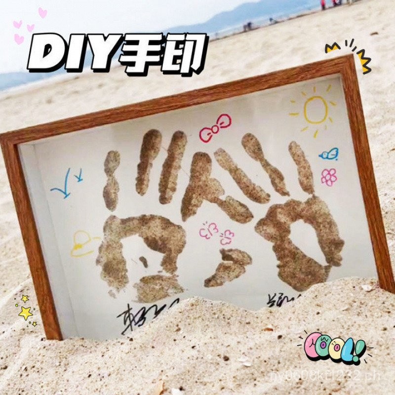 Couple Handprint Painting Best Friend Oil Painting Palm Paint ...