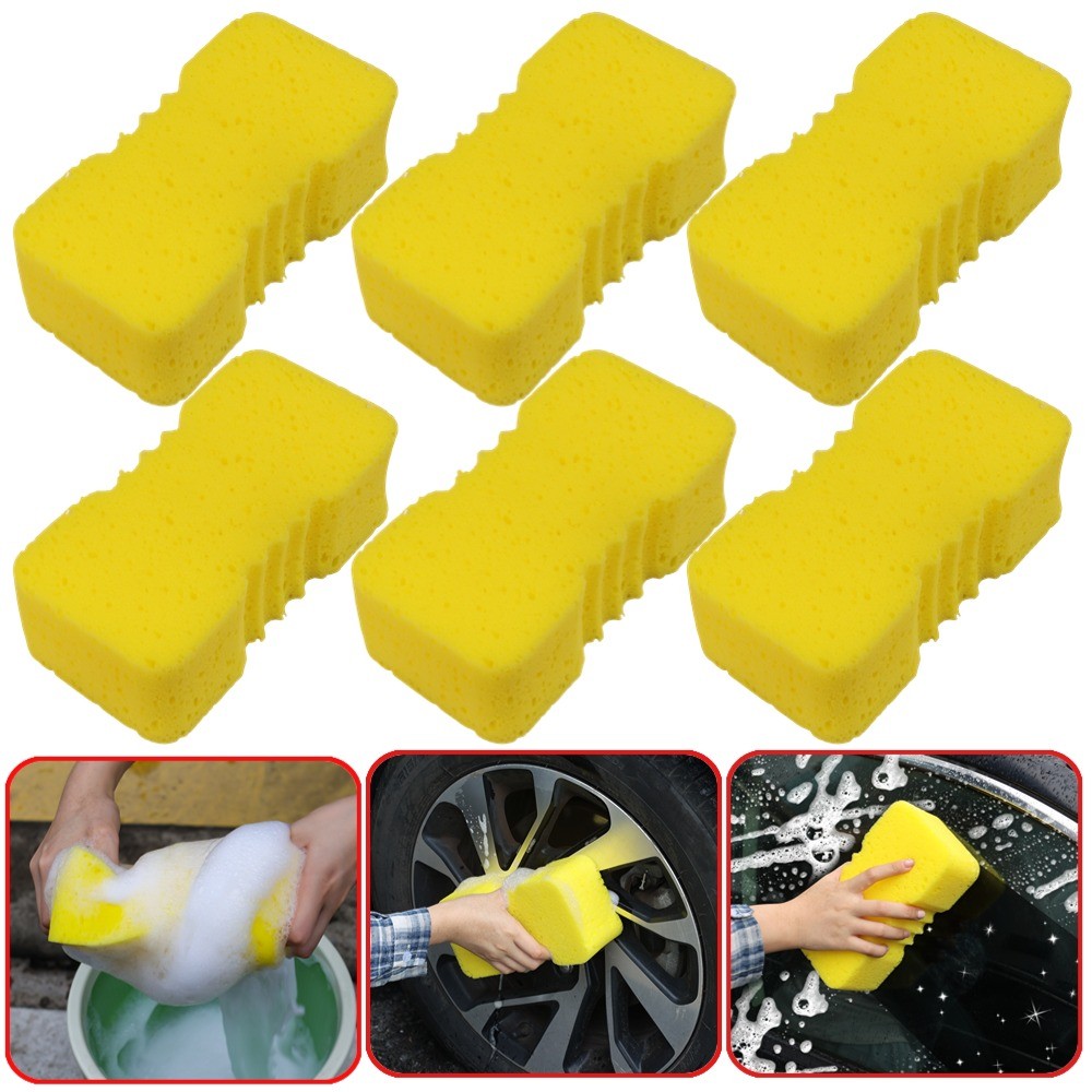 New Thickened Finger Grip Car Washing Sponge Block Universal Car Wheel ...