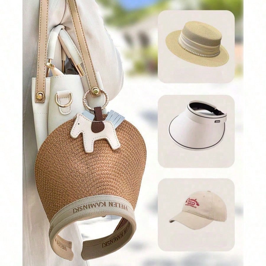 Leather Hat Clip for Travel Portable Cap Holder Hook for Backpacks ...