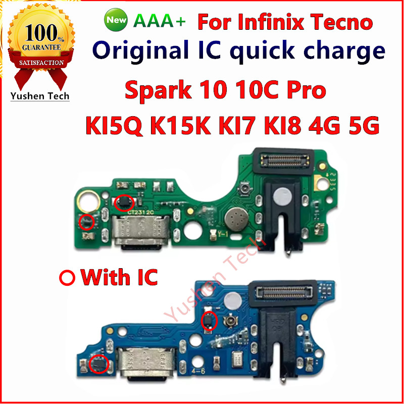 Fast Charging board for Tecno Spark 10 10C Pro KI5Q K15K KI7 KI8 4G 5G ...