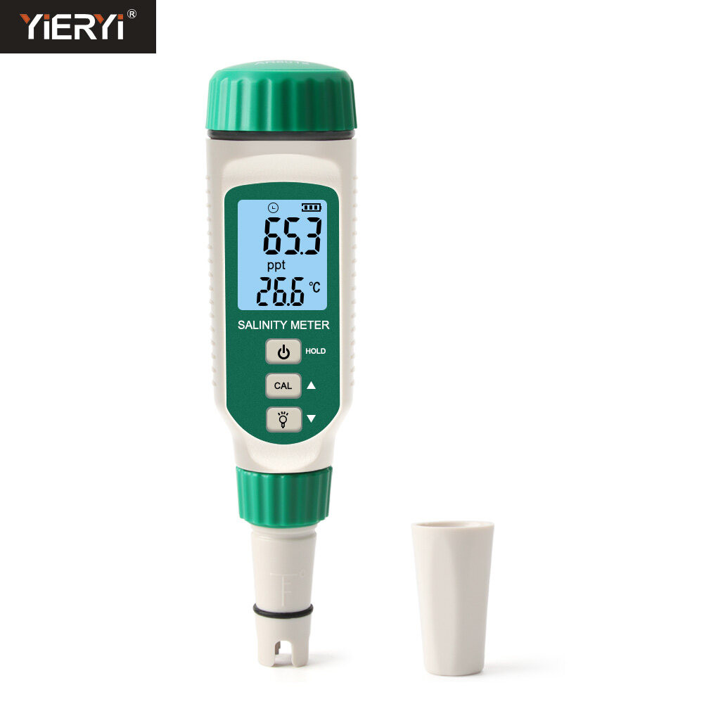 yieryi Portable AR8012 Digital Salinity Tester Salinometer ATC Seawater ...