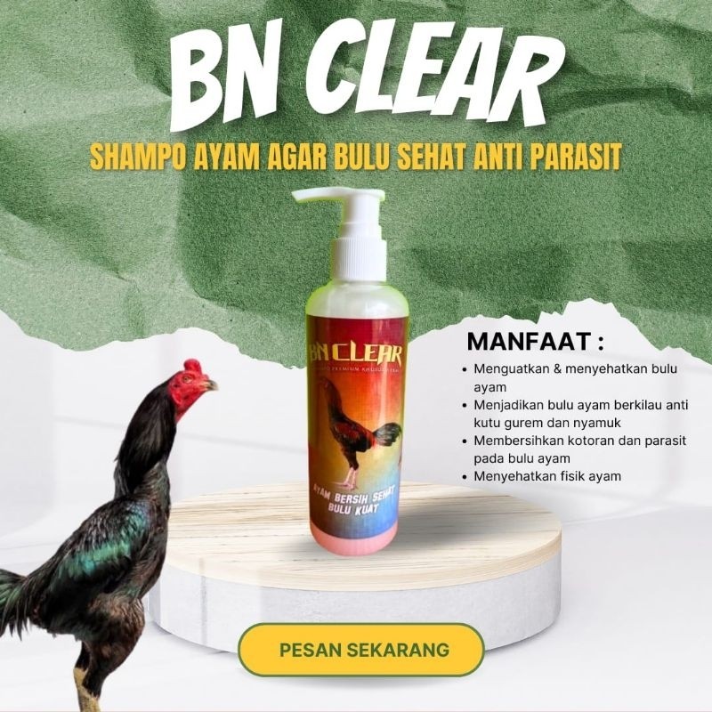 Champion Chicken Supplement Top Shampoo BN CLEAR Free From Fleas ...
