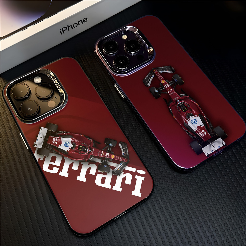 F1 Ferrari racing car Case for iPhone 16 Pro Max 15 14 XR 13 11 12 Pro ...