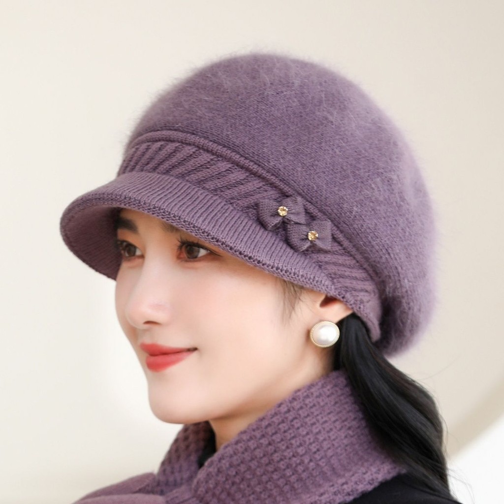 Ghgf Middle-aged Elderly Hat Female Winter Elderly Grandma Mother ...
