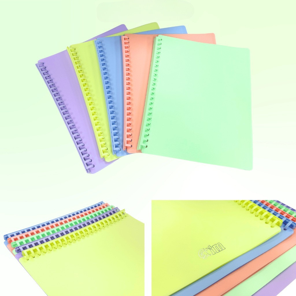 SKT KIM long and short clearbook in macaron colors manipis for school ...