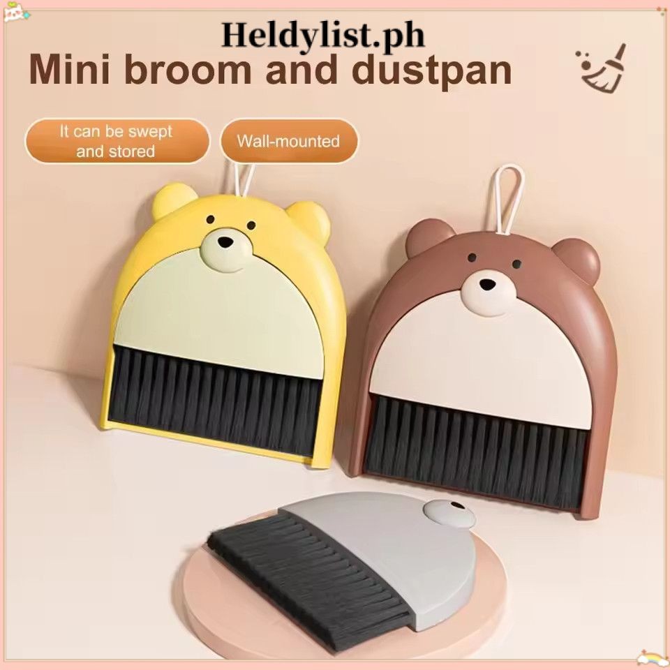 Small Broom And Dustpan Set For Household Portable Desktop Children's ...