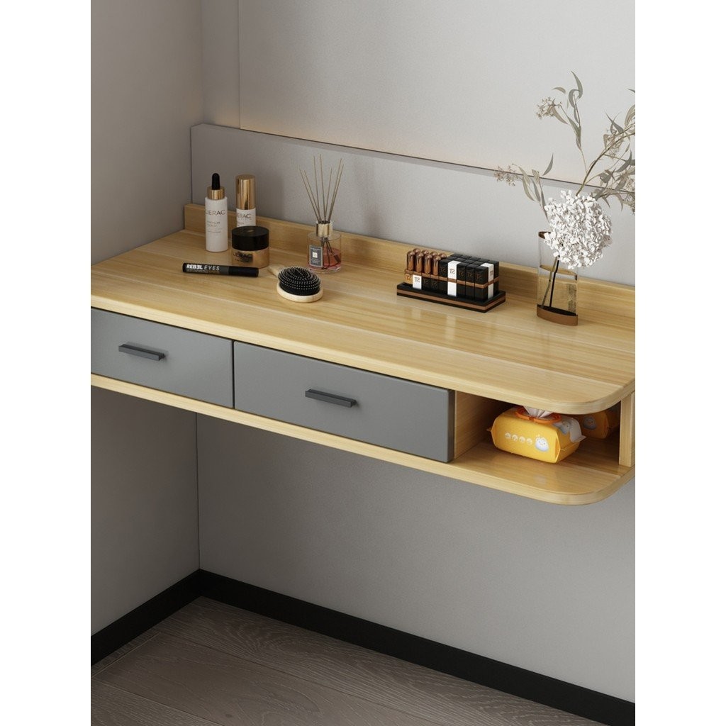 Home Dressing Table Makeup Desk Floating Desk Laptop Desk Bedroom ...