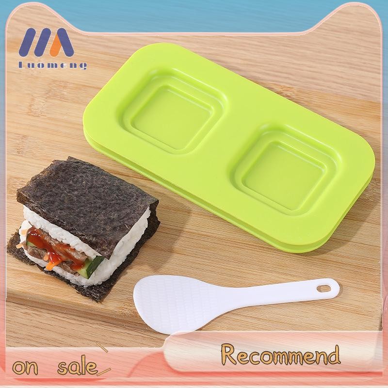 LuoMeng Rice Burger Onigiri Mold Rice Ball Mould Sandwich Triangle ...