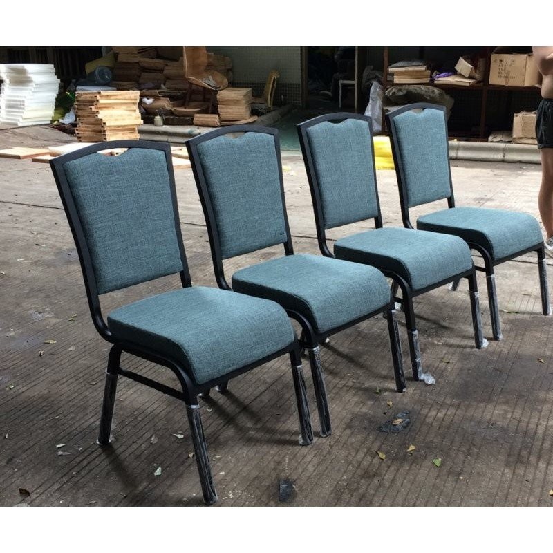 Factory Direct Supply Hotel Banquet Chair General Chair Wedding Hall Club Soft Pack Stackable ...