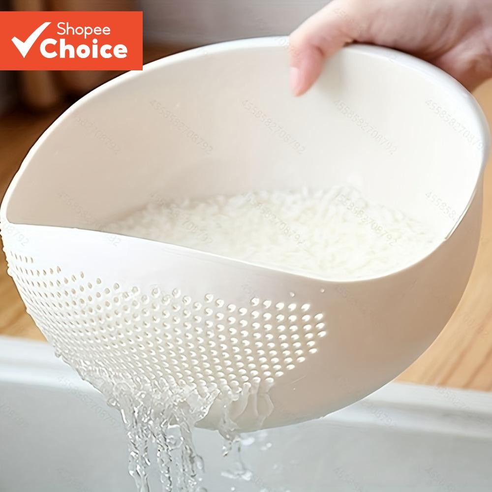 1 Multifunctional Rice Washing Basket Vegetable Fruit Drain Water ...