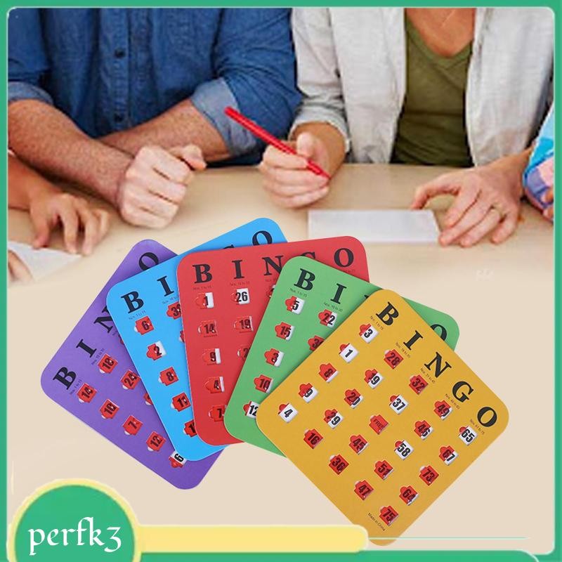 [perfk3] 5x Bingo Game Cards Fun Party Games Large Print Bingo ...