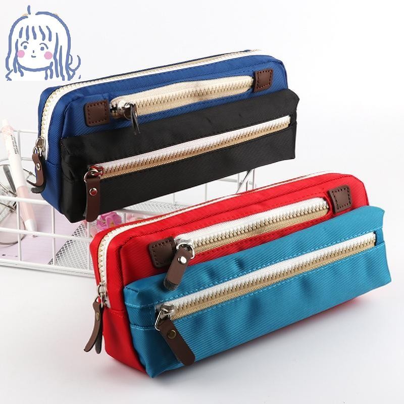 Large Capacity Pencil Box Style Pencil Case for Students Teens Girls ...