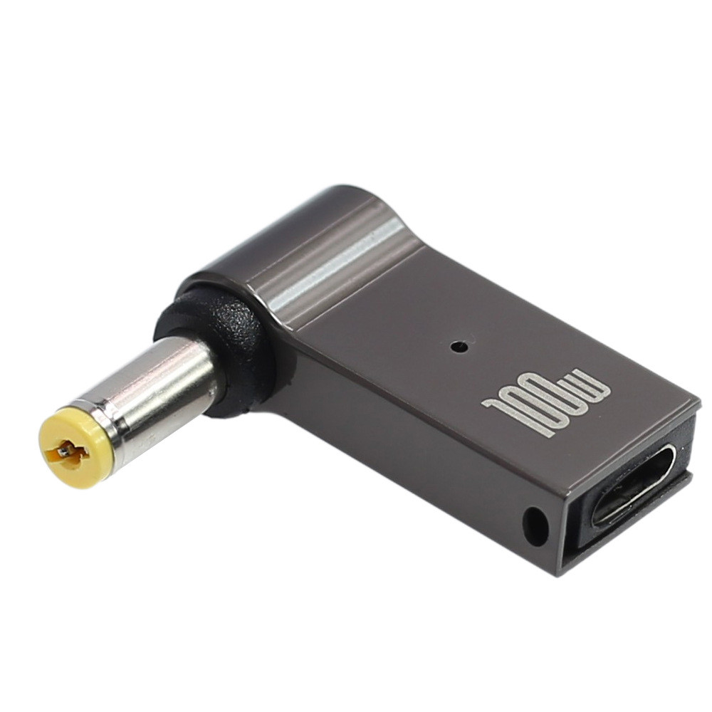 100W USB-C/Type-C to 5.5x1.7/5.5 * 1.7 Laptop Transformer Adapter ...