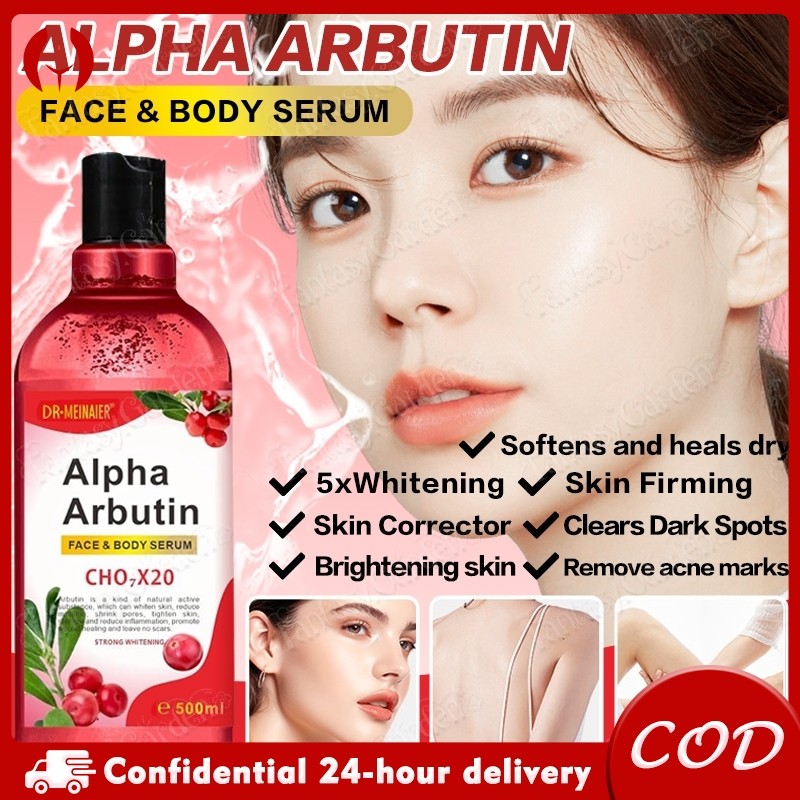 500ml Arbutin Body Whitening Serum Dark Spot Whitening Face & Body ...