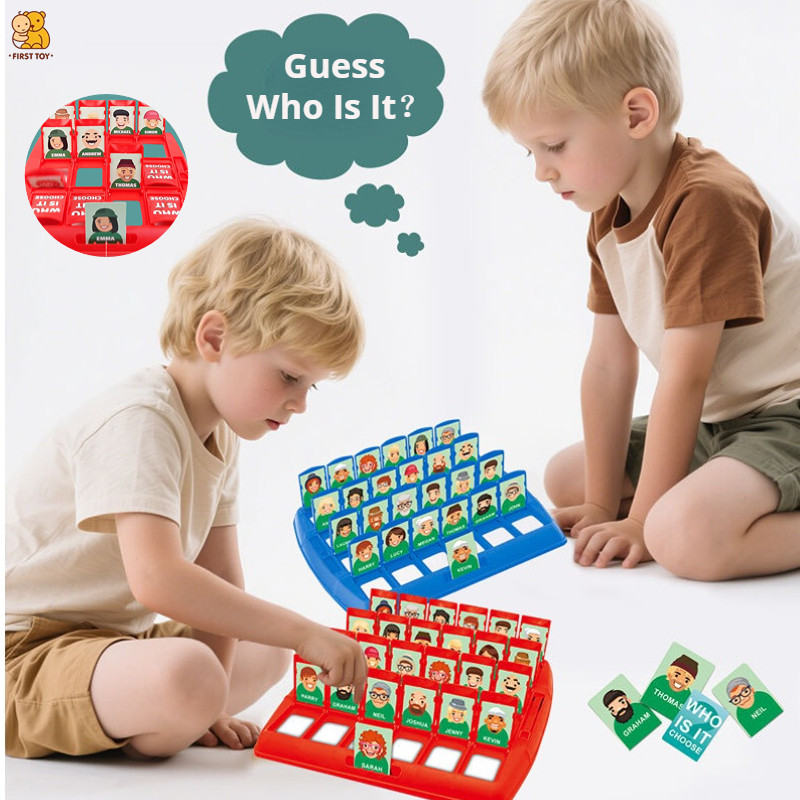 Guess Who It Is Board Game Character Logical Reasoning Family Guessing ...