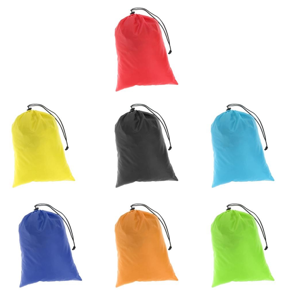 Waterproof Drawstring Storage Bag Pouch Stuff Sack for Clothes Shoes ...