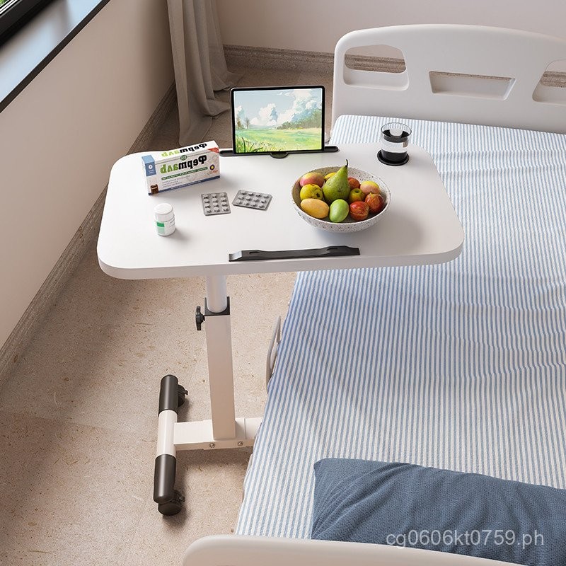 Medical Dining Table Adjustable for Patients Folding Elderly Hospital ...