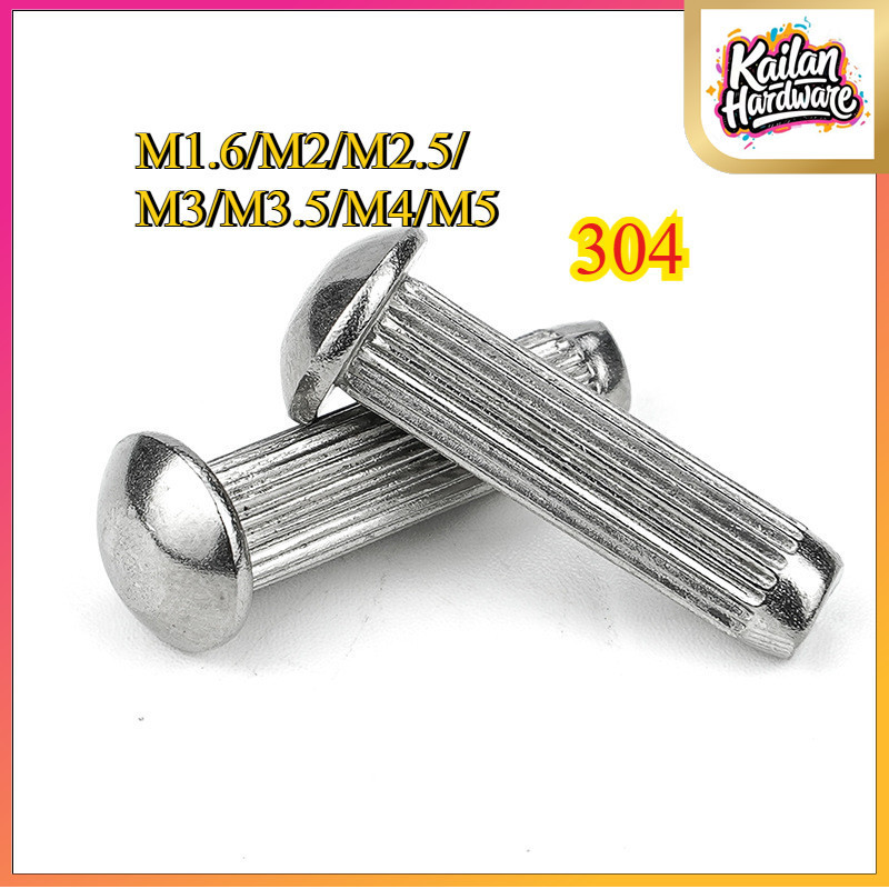 304 Stainless Steel Signage Rivets M1.6/M2/M2.5/M3/M3.5/M4/M5 (ANN1-PH) | Shopee Philippines