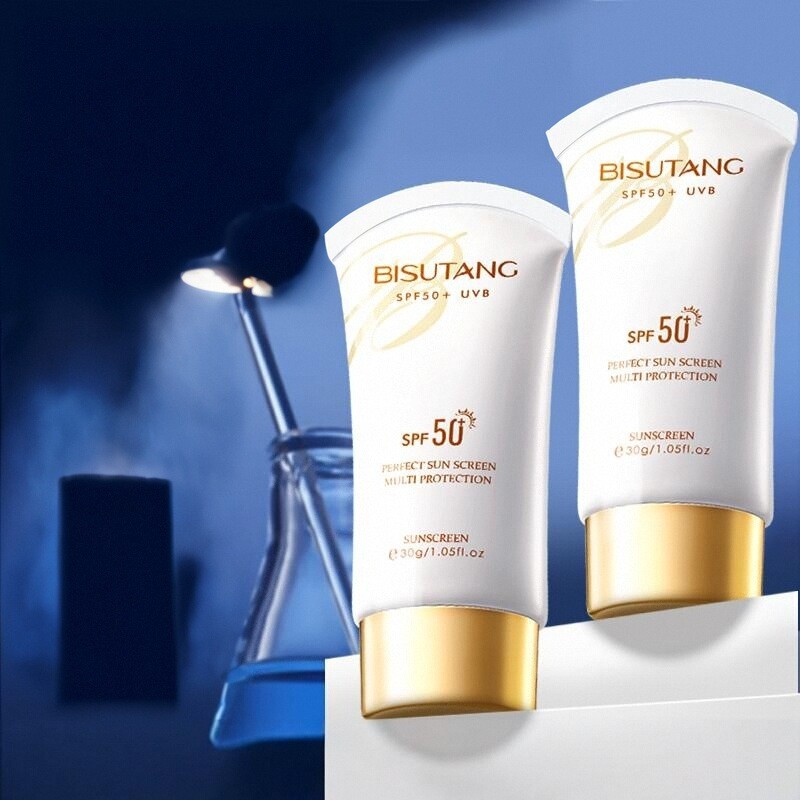 Bisutang Sunscreen Cream Refreshing Isolation Sunscreen Lotion Moisturizing Sweat-Proof Anti ...