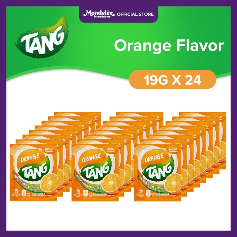 Tang Instant Drink Mix - Orange Flavor 19g with Vitamins and Minerals C ...